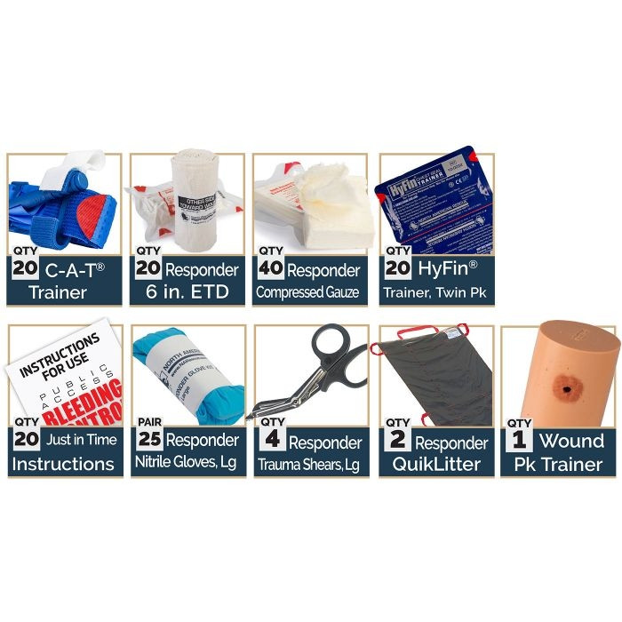 MacGill | Bleeding Control Skills Training Kit - Intermediate with WPS ...