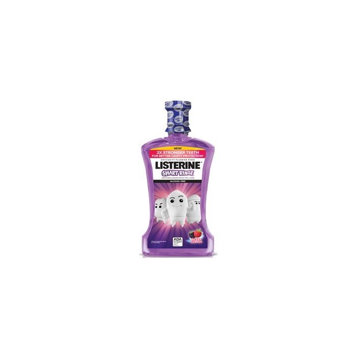 Listerine® Smart Rinse® Mouthwash, Berry Splash 500 ml