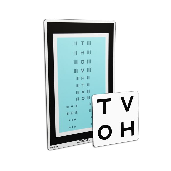 Good-Lite® Insta-Line Translucent Vision Chart Set, HOTV