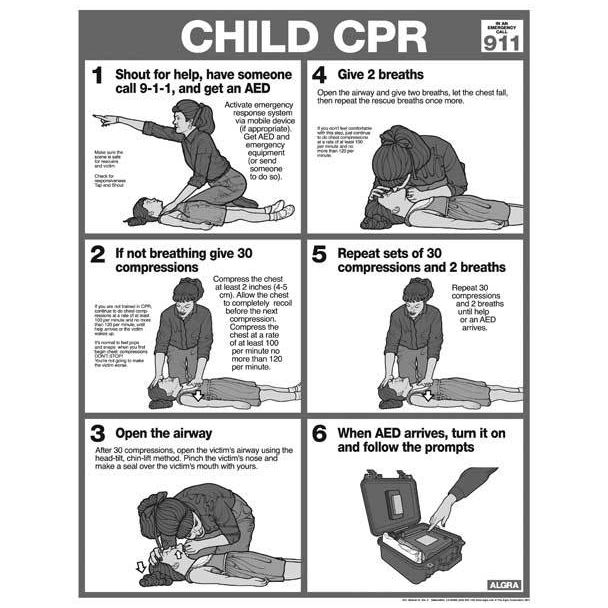 Child CPR Tearpad, 50 Sheets
