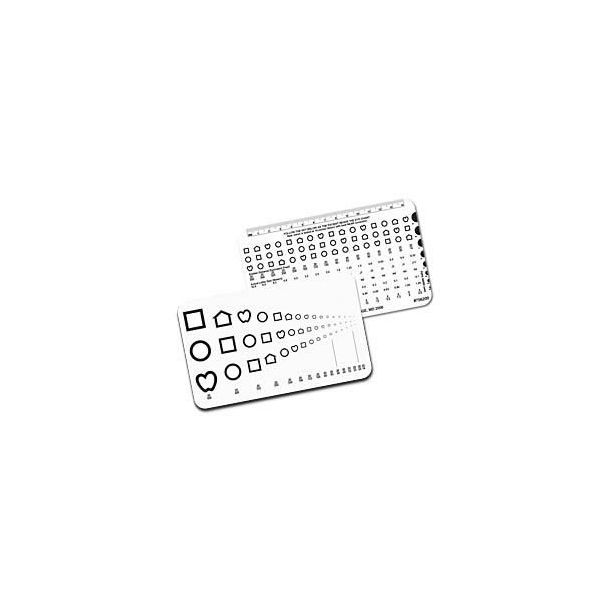 Lea Symbols® Runge Near Vision Card