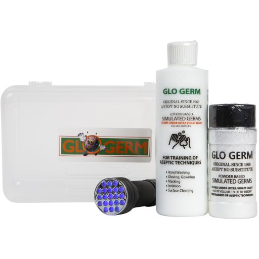 Glo Germ™ Kit with 21 LED UV Flashlight