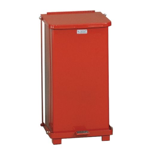 6.5 Gallon Defenders® Square Step Can, Red