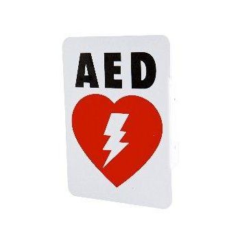 Triangular AED Sign, PVC, 6.5" x 7.75"