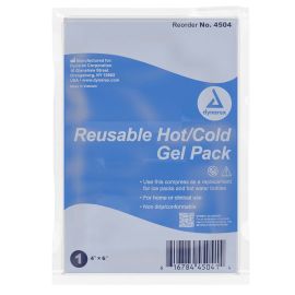 Economy Reusable Hot & Cold Gel Packs, 4" X 6", 24/Case