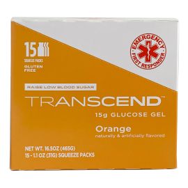 Transcend™ Orange Glucose Gel, 15/box