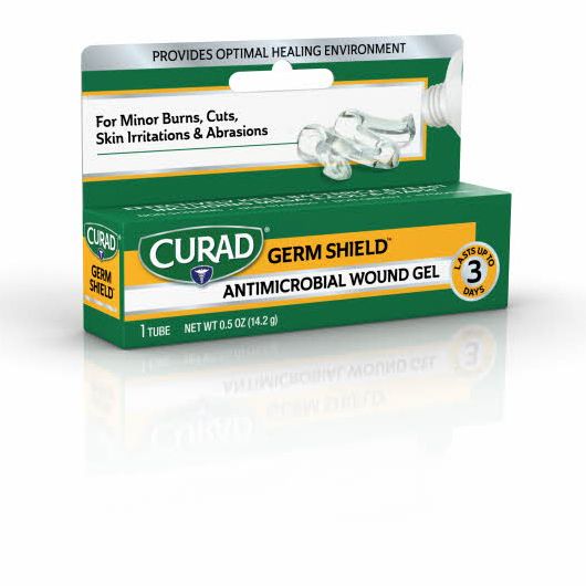 Curad Germ Shield Antimicrobial Wound Gel, .5 oz Tube